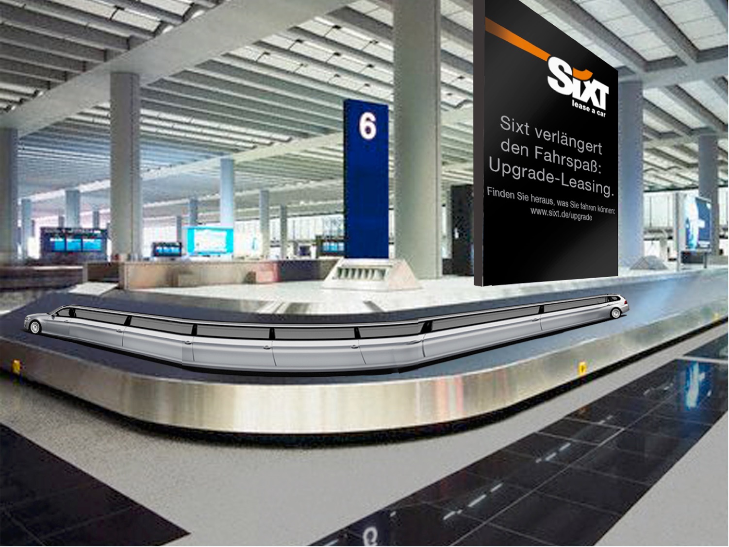 Kampagnenidee für Sixt - MAKE THE LOGO BIGGER